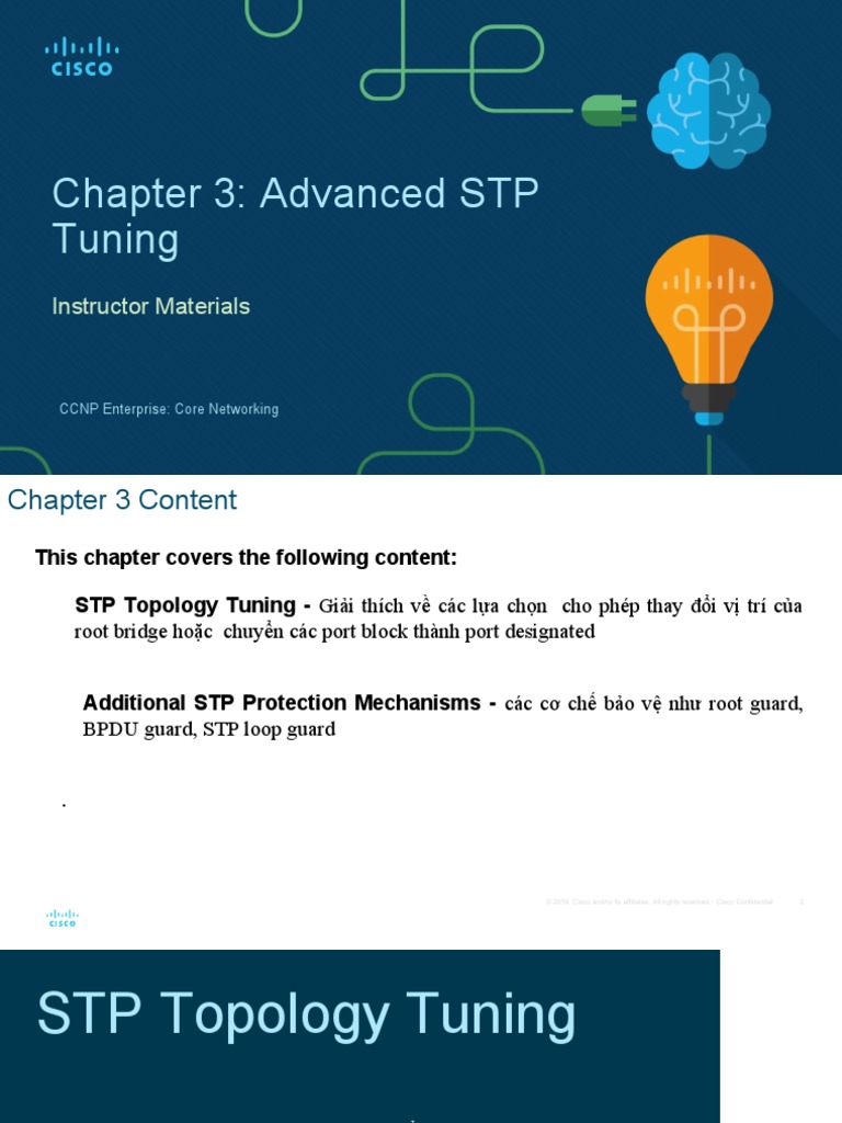 Chapter_3_Advanced STP Tuning | PDF | Internet Architecture | Network ...