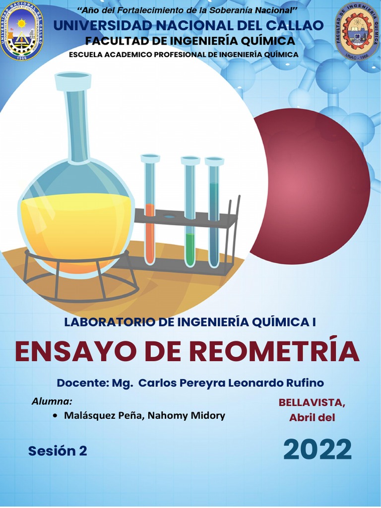 Ensayo de Reometría | PDF | Viscosidad | Gases