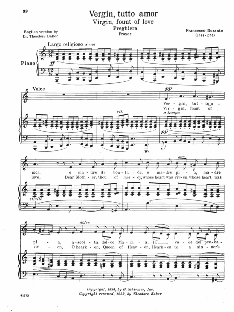 Vergin Tutto Amor | PDF