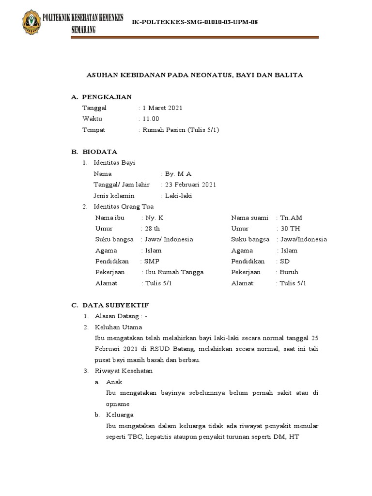 ASKEB - Neonatus | PDF