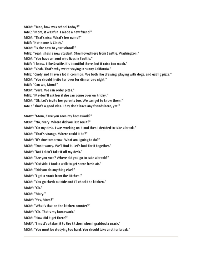 Contoh English Conversation | PDF