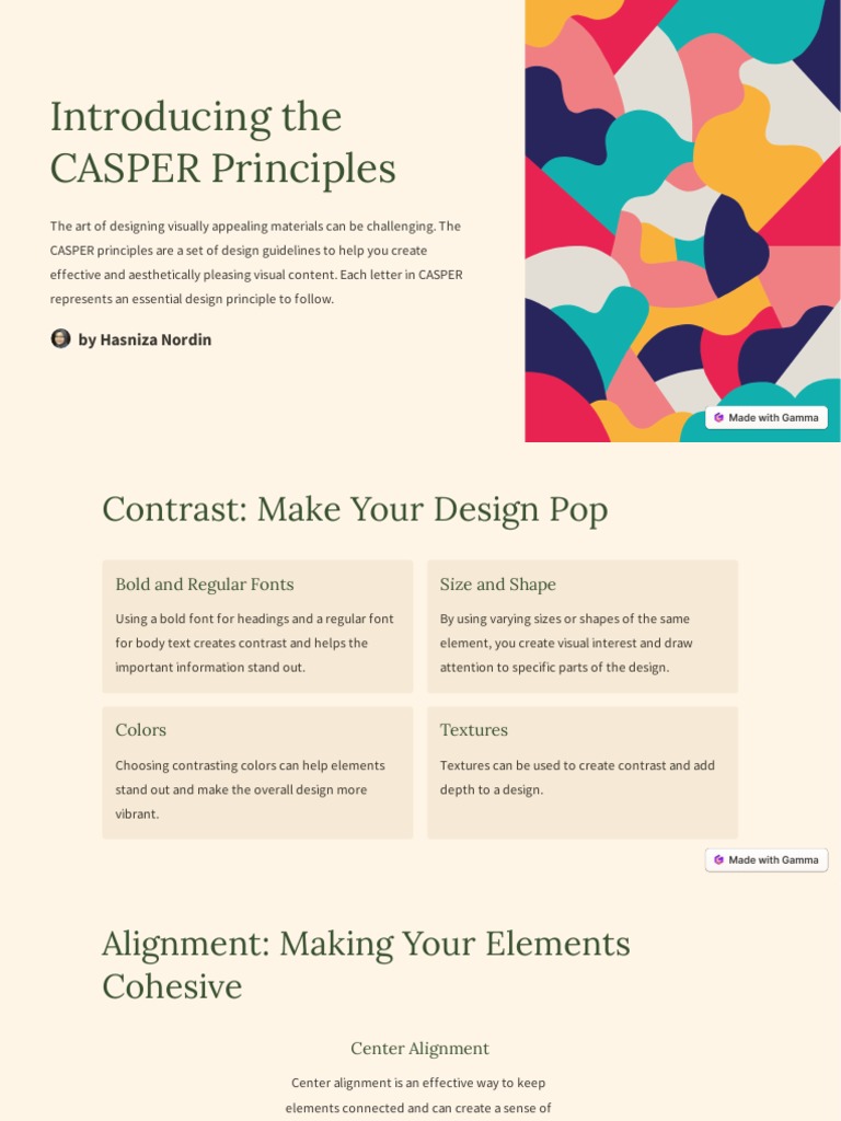 Casper | PDF | Composition (Visual Arts) | Design