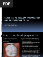 Class II Amalgam Cavity Preparation Guide | PDF | Tooth | Dentistry