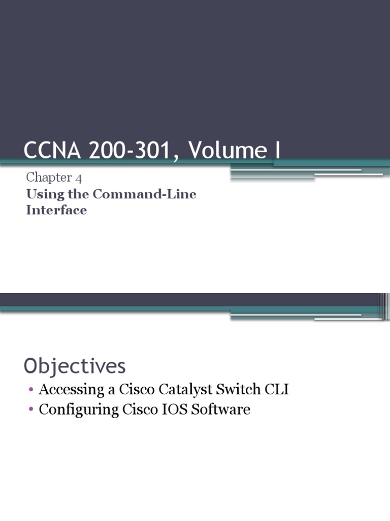 CCNA 200-301 Chapter 4 - Using The Command-Line Interface | PDF