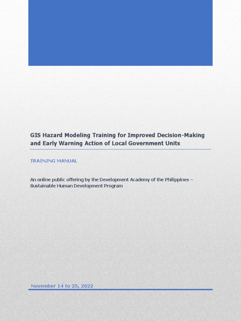 DAP Training Manual - Module 1 | PDF | Geographic Information System | Comma Separated Values