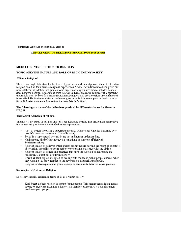 Religious Education For Tavonga | PDF | Jesus | Guru Nanak