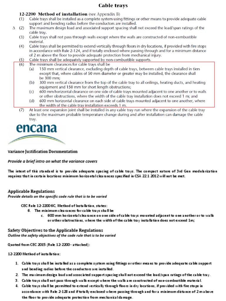 CEC Code Rule 12-2200 CT Clearances | PDF