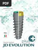 JDEvolution Plus Product Catalogue | PDF | Dental Implant | Dentistry Branches