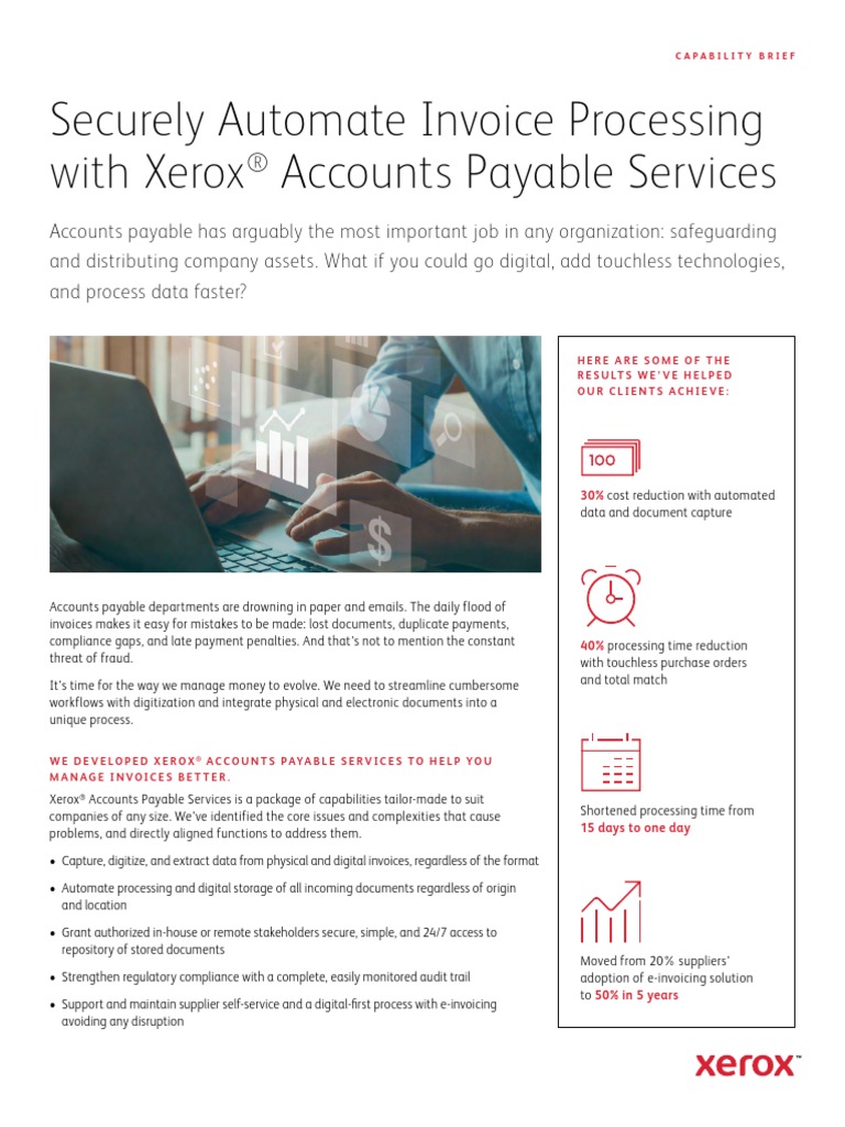 Securely Automate Invoice Processing With Xerox® Accounts Payable ...