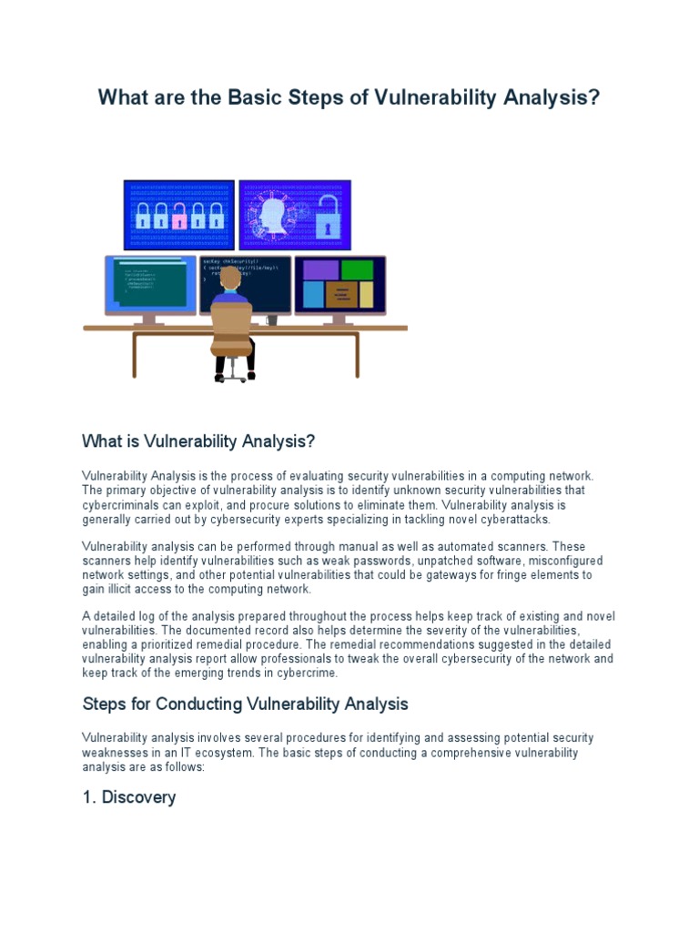 What Are The Basic Steps of Vulnerability Analysis | Download Free PDF | Vulnerability ...