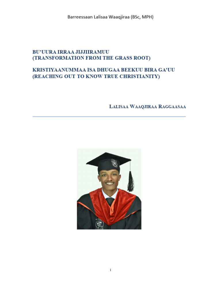 BU'UURA - IRRAA JIJJIIRAMUU Original | PDF