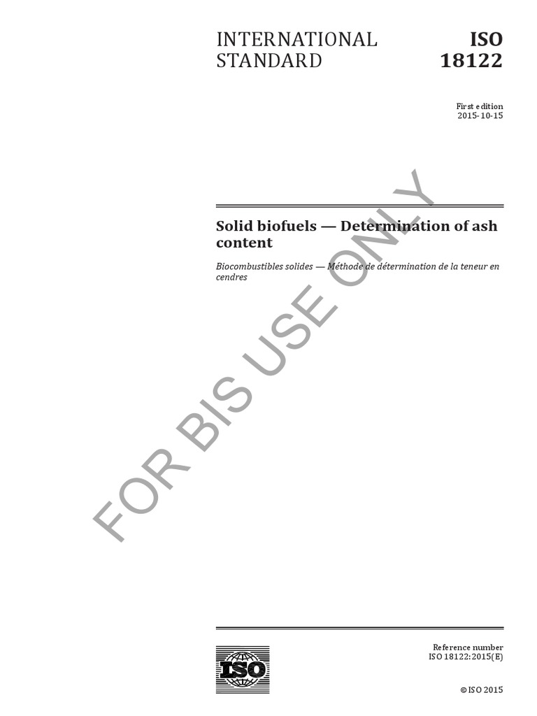 2.3 Iso 18122 2015 | PDF