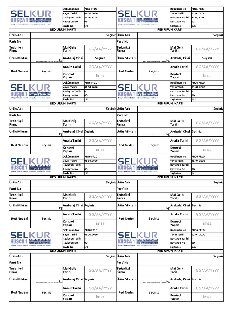 Pr11-Fr09 Red Ürün Karti | PDF