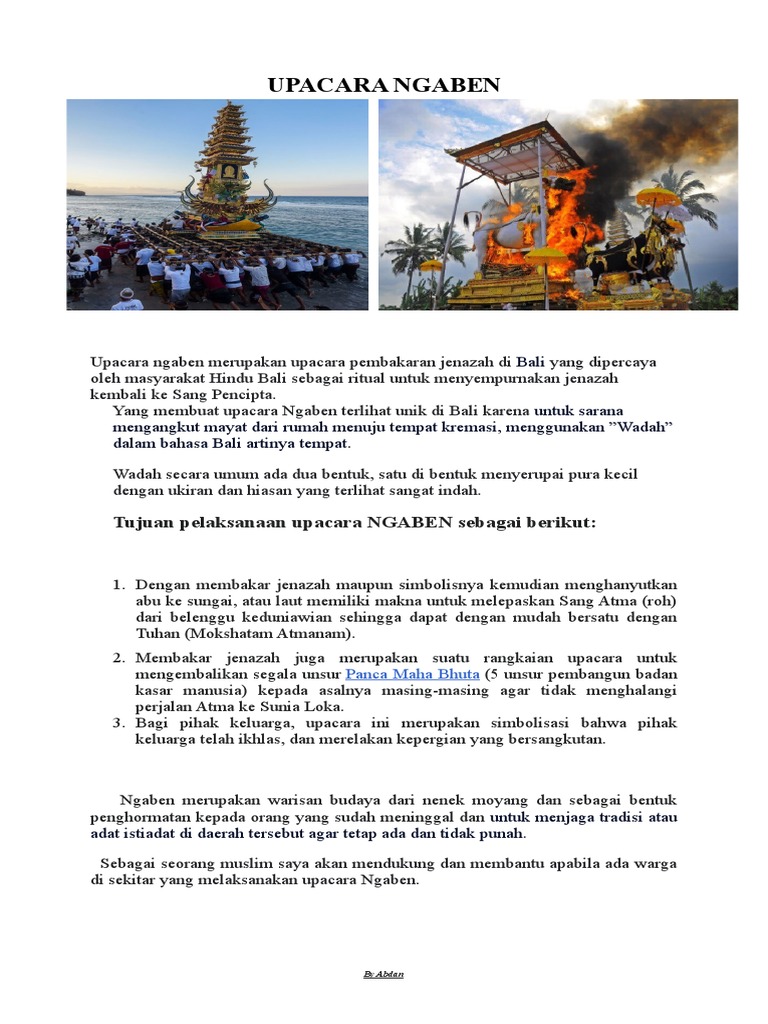 Upacara Ngaben | PDF