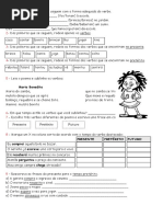 Conjugação Do Verbo Andar | PDF | Tempo gramatical | Relações sintáticas