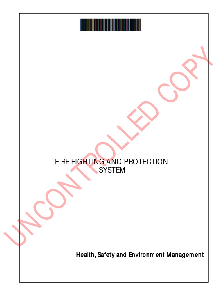 WI-TU-001 Fire Fighting and Protection System | PDF | Fires | Fire ...