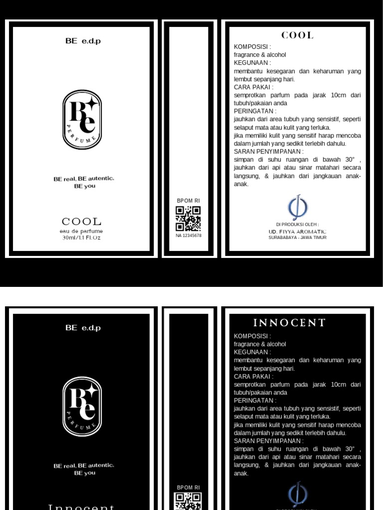 Be Parfum Desain Box | PDF