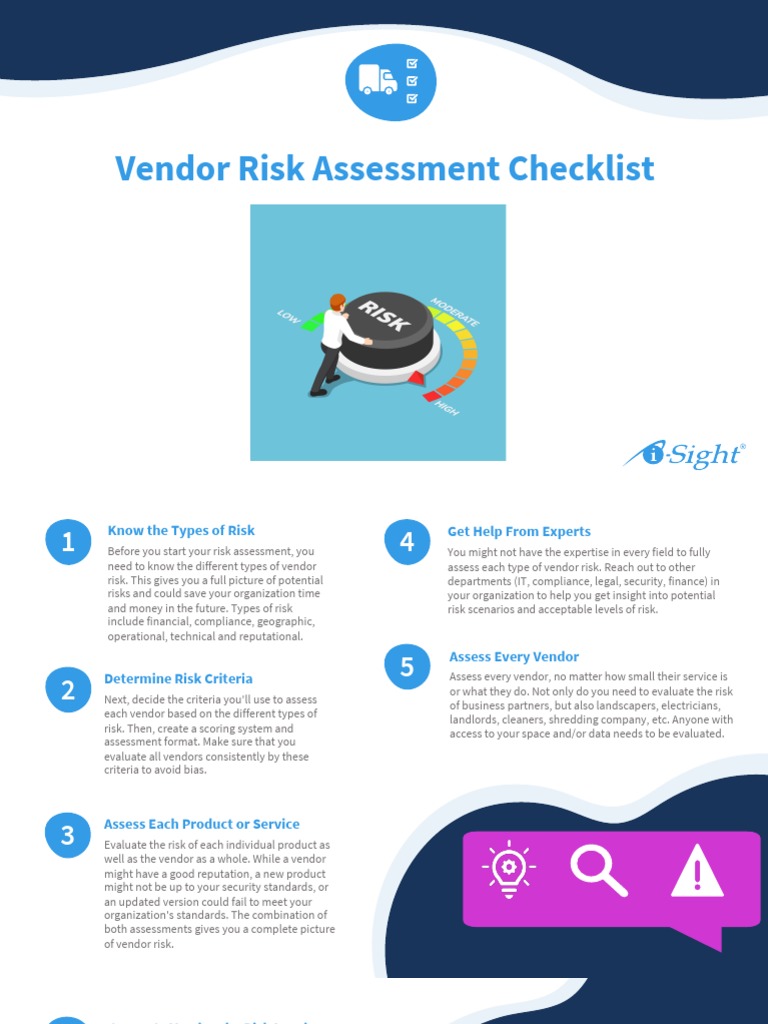 Vendor Risk Assesment Check List | Download Free PDF | Risk | Risk ... Vendor Risk Assesment Check List | Download Free PDF | Risk | Risk ...