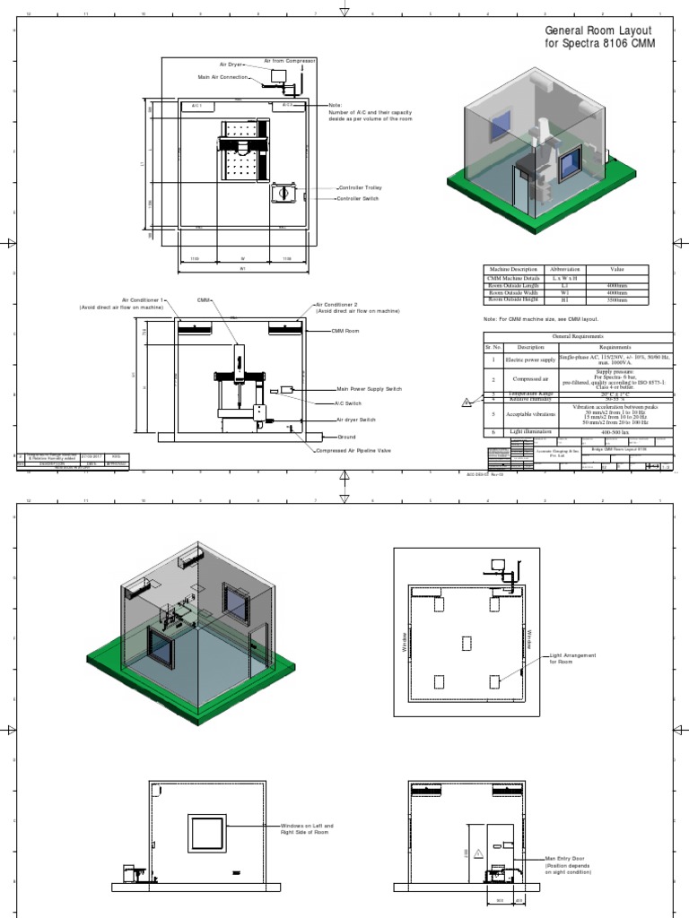 8106 Room Layout | PDF | Air Conditioning | Applied And ...