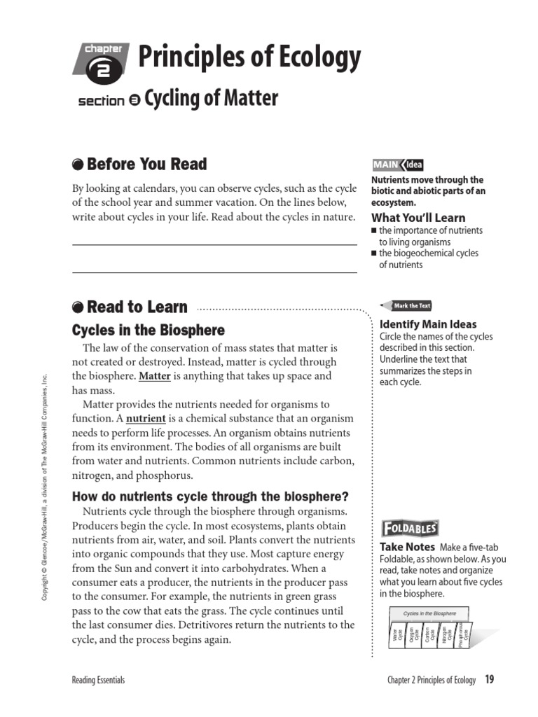 Ch.2.3 - Reading Essential | PDF | Natural Environment | Biogeochemistry