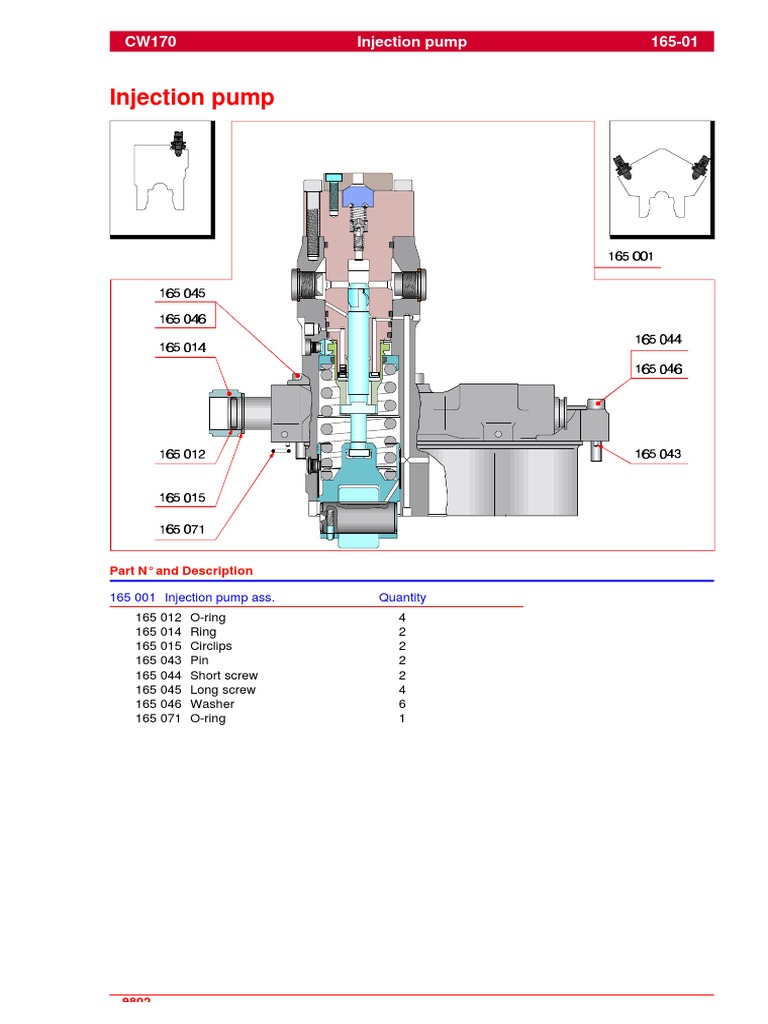 165 01 Injection Pump | PDF
