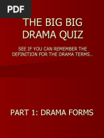 GCSE Drama Terms Explained | PDF