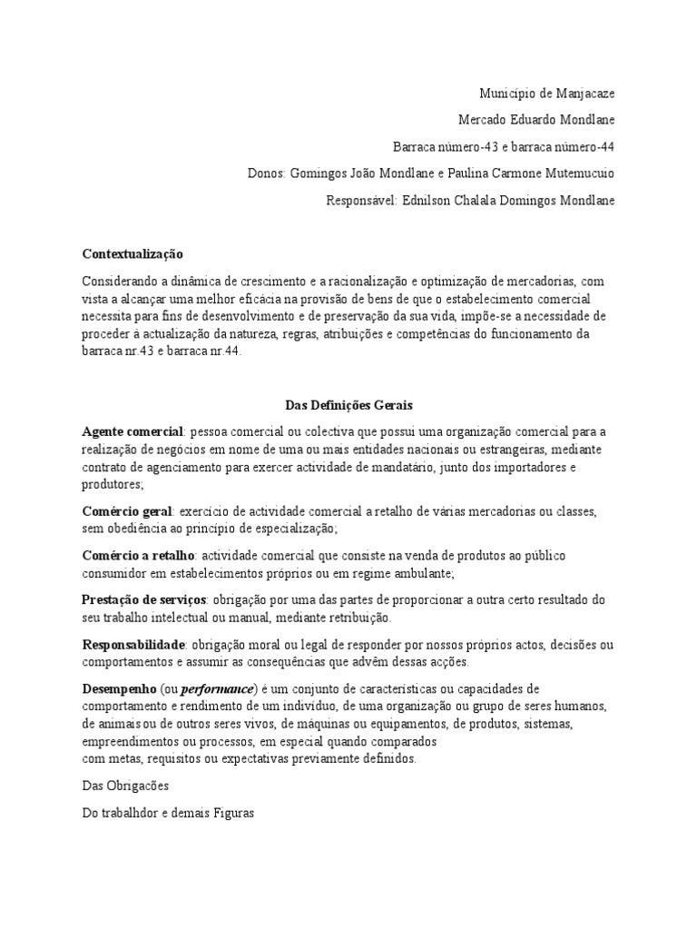 Município de Manjacaze | PDF