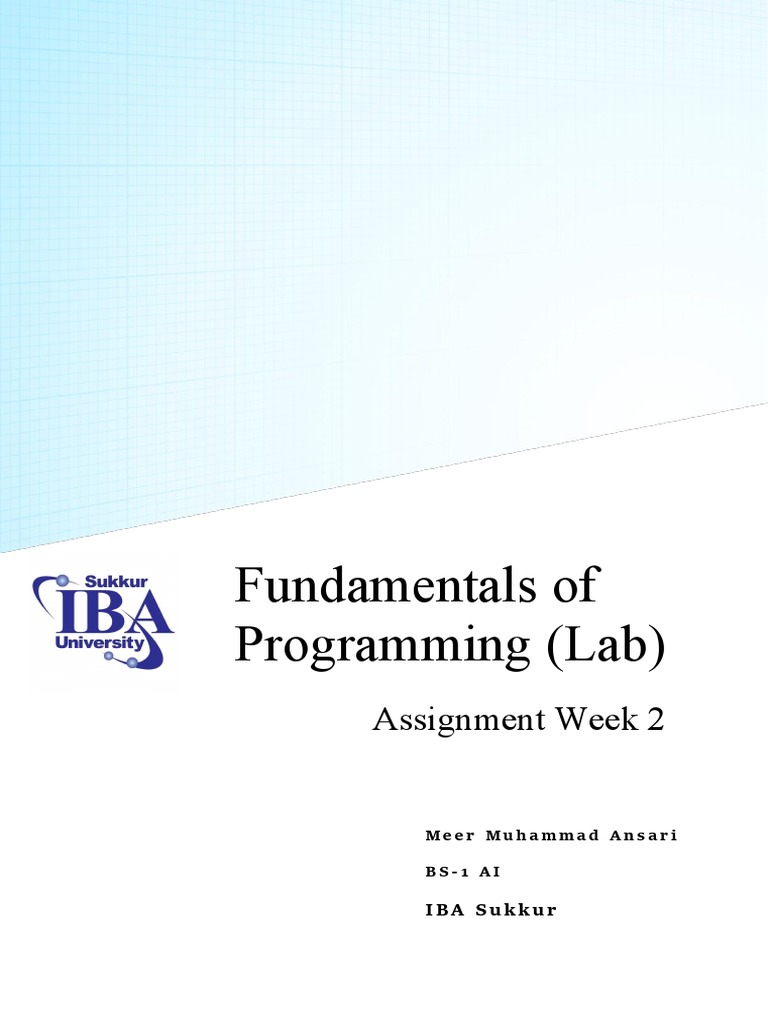 Assignment Week2 Pdf Namespace Object Oriented Programming