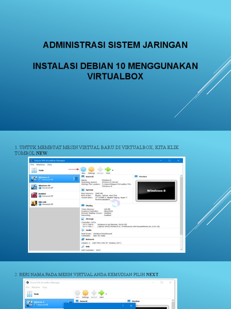 Instalasi Debian 10 di VirtualBox | PDF | Griya & Taman