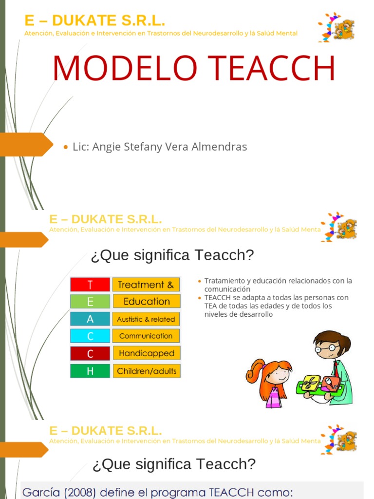 Modelo TEACCH: Estrategias y Objetivos | PDF | Discapacidad intelectual | Salud mental