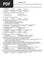 Esp Grade 8 1st Quarter Examination | PDF