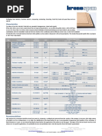 MDF Technical Data Sheet Overview | PDF | Materials Science | Building ...