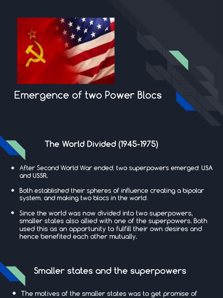Emergence of Two Power Blocs | PDF | Warsaw Pact | Eastern Bloc