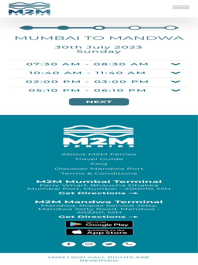 Mumbai to Mandwa Ferry Guide | PDF