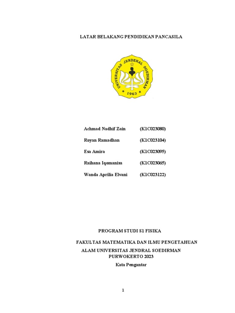 Makalah Pancasila Done1' Fix | PDF | Ilmu Sosial | Sejarah