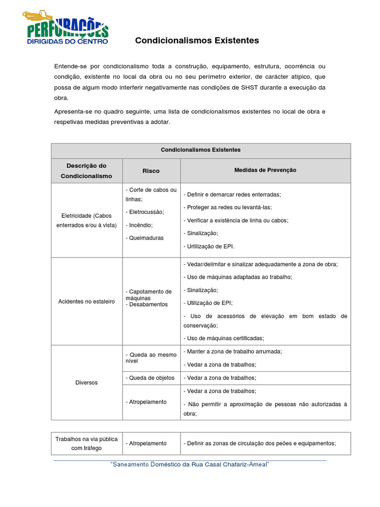 Condicionalismos Existentes | PDF