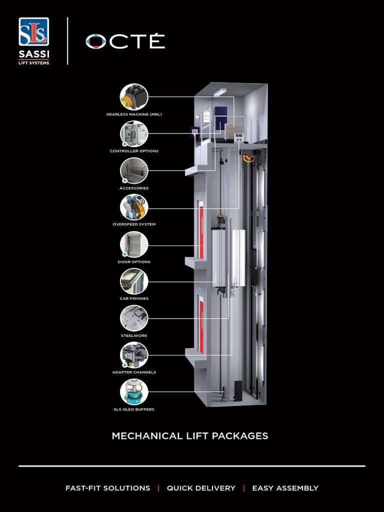 SASSI OCTE Mechanical Lift Packages | PDF | Elevator | Land Vehicles