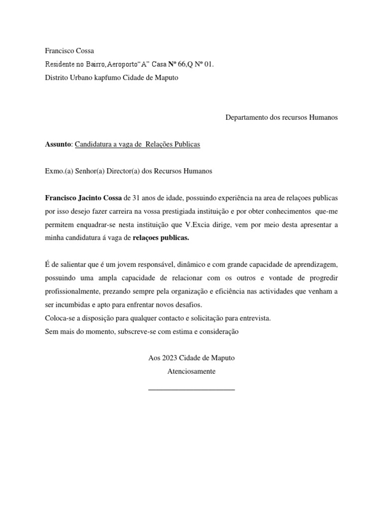 Francisco Cossa | PDF