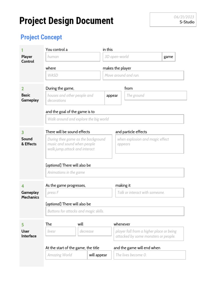 Project Design Doc (WORD) | PDF | Computing
