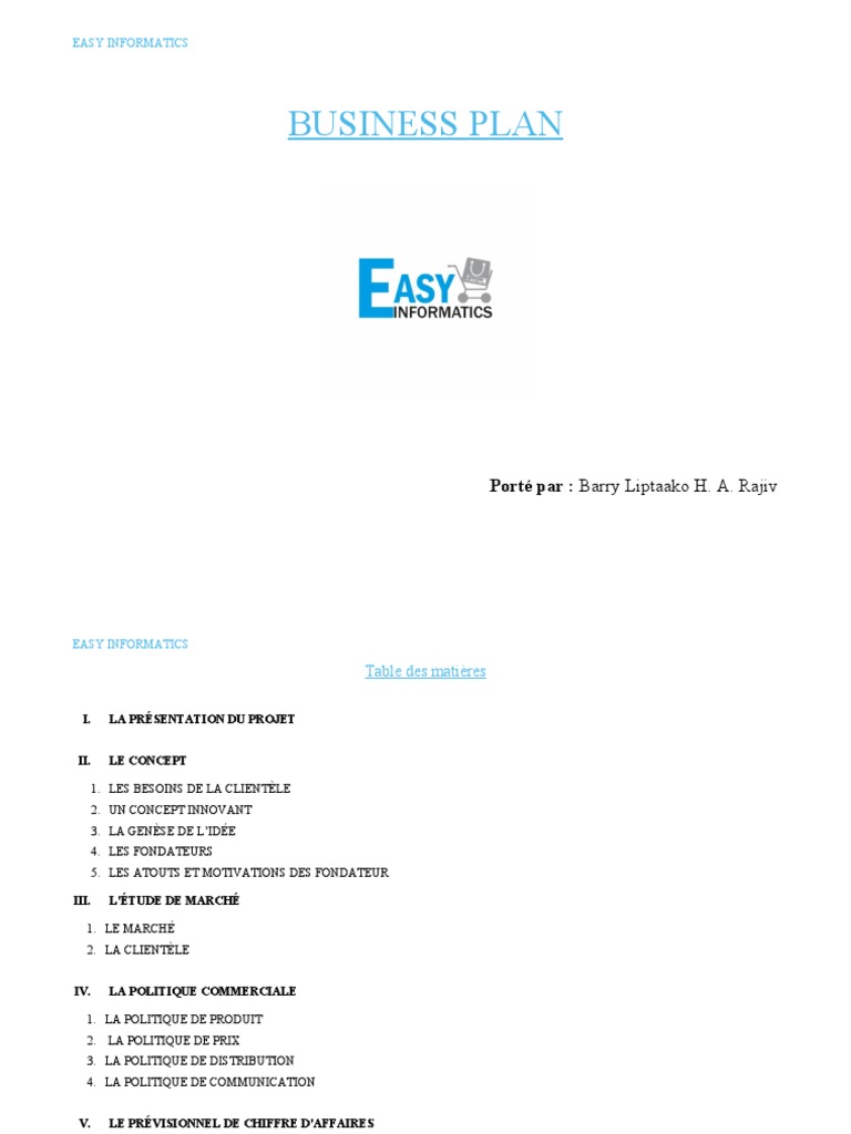 Business Plan Digiprint | PDF | Impression | Graphisme