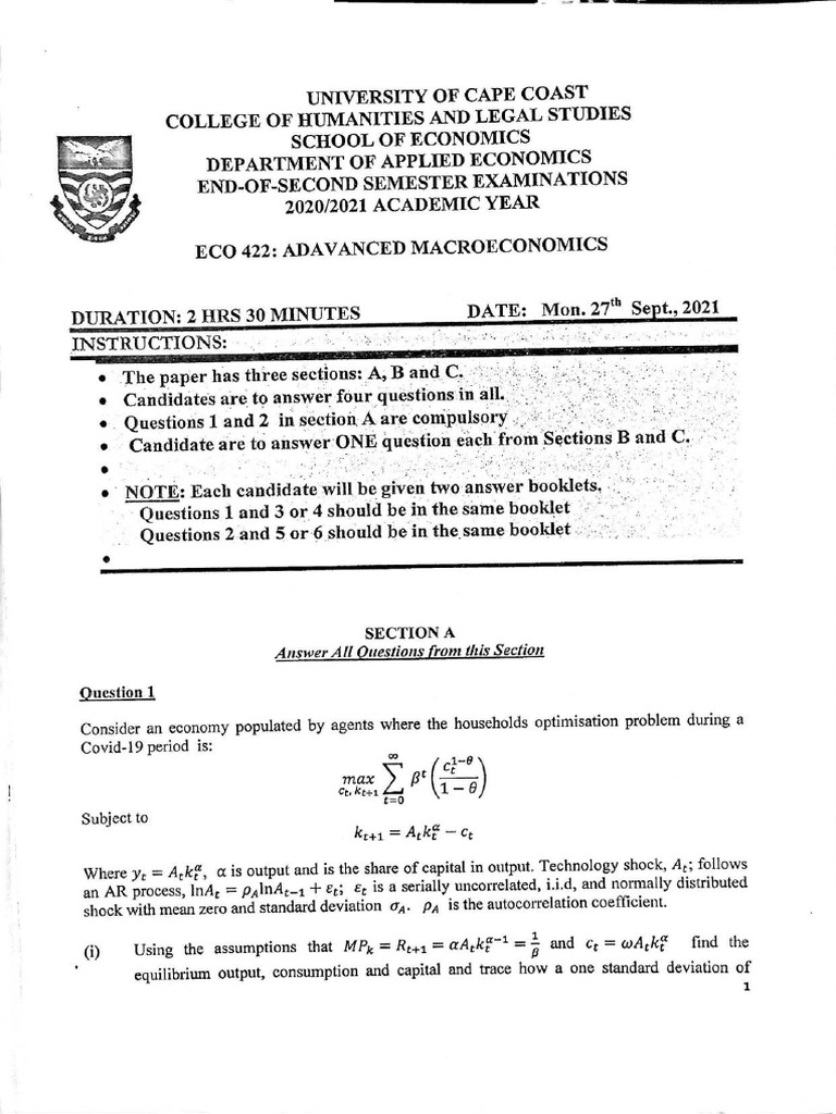 Advanced Economics Theory II 2021 | PDF