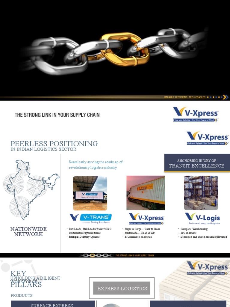 V Xpress Introduction | PDF | Logistics | Warehouse