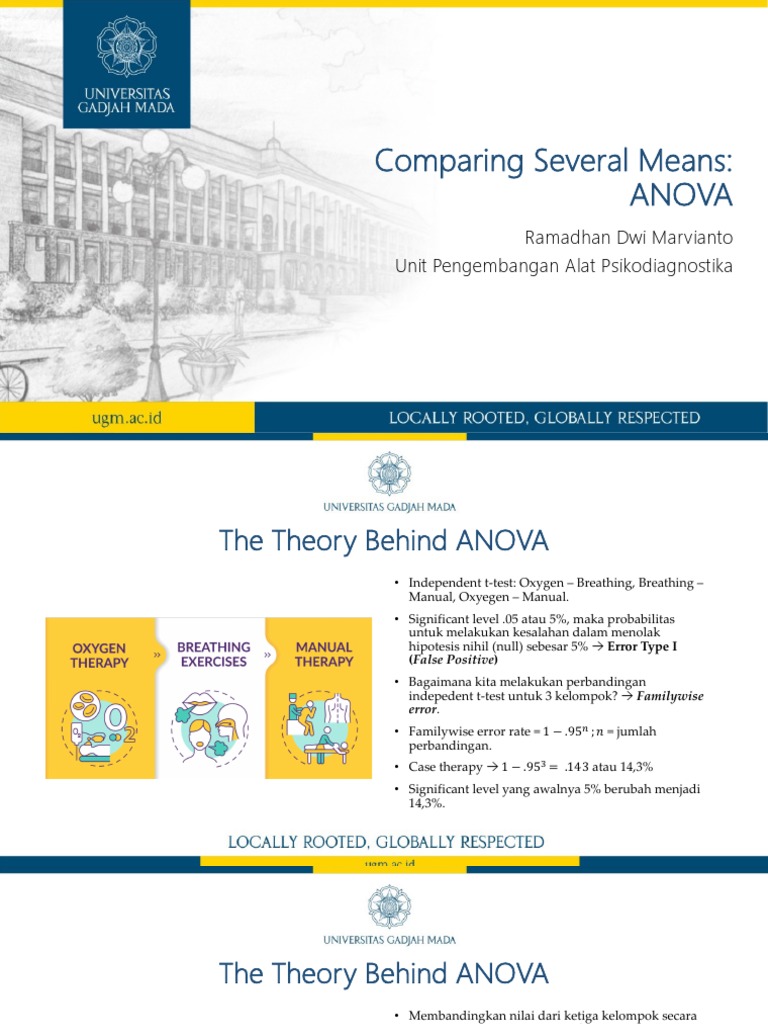 Comparing Several Means - ANOVA | PDF