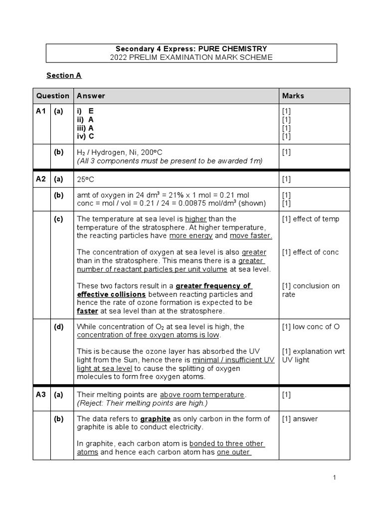 2022 4E Chem Prelim P2 ANS - FINAL | PDF | Chlorine | Chemical Bond 2022 4E Chem Prelim P2 ANS - FINAL | PDF | Chlorine | Chemical Bond