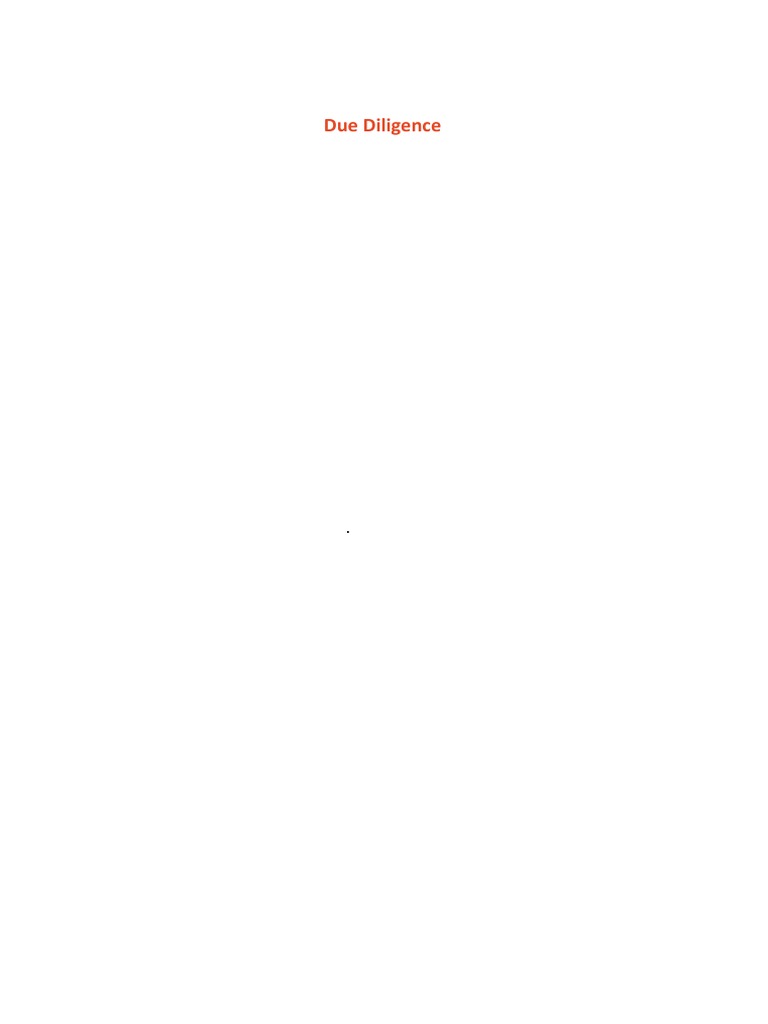 Due Diligence Template | PDF | Employment | Taxes Due Diligence Template | PDF | Employment | Taxes