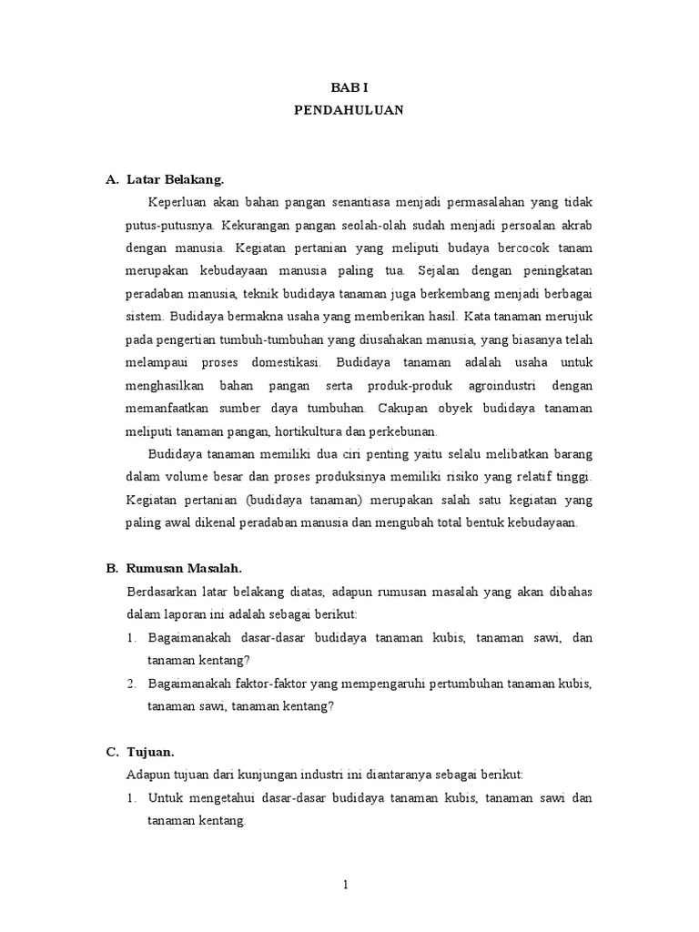 Dasar Budidaya Tanaman Kubis dan Sawi | PDF