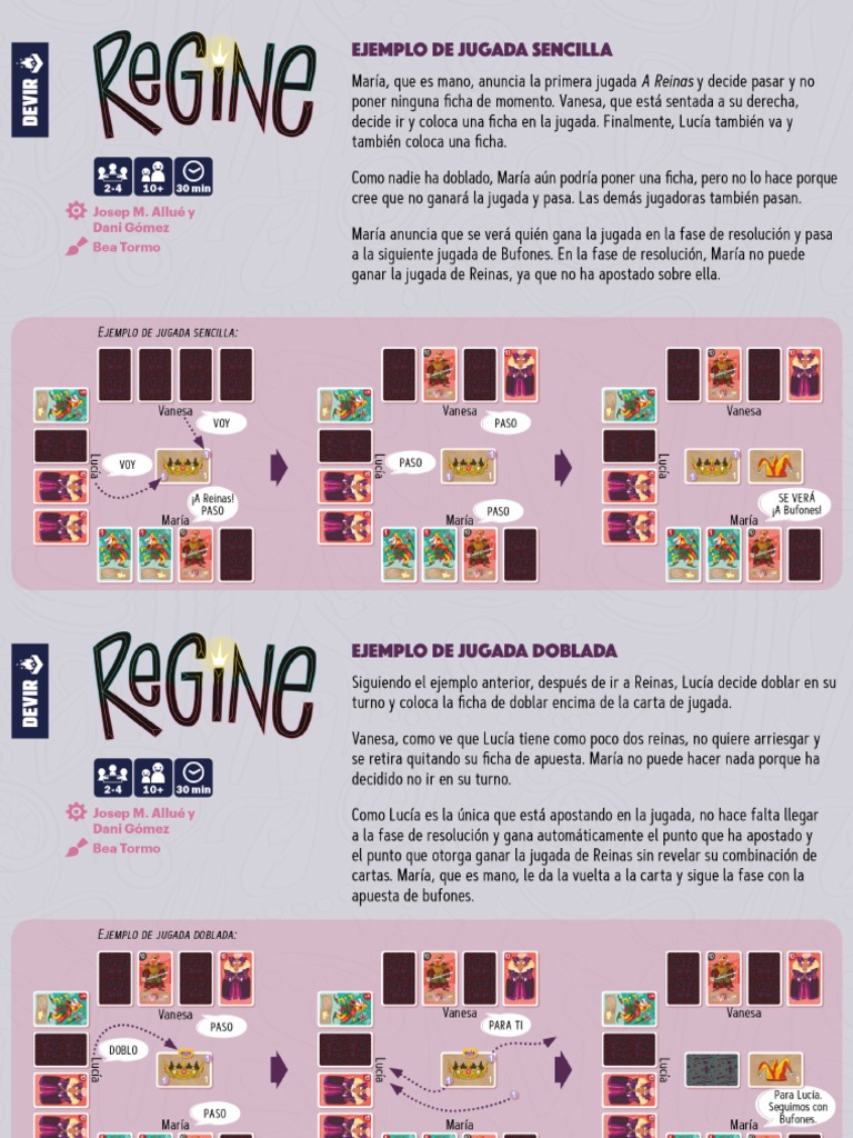 REGINE DEVIR Ejemplos ES | PDF