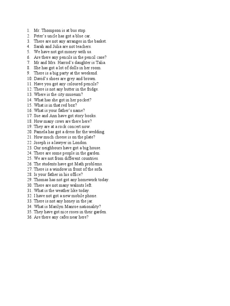 Word Order 2 - AK | PDF