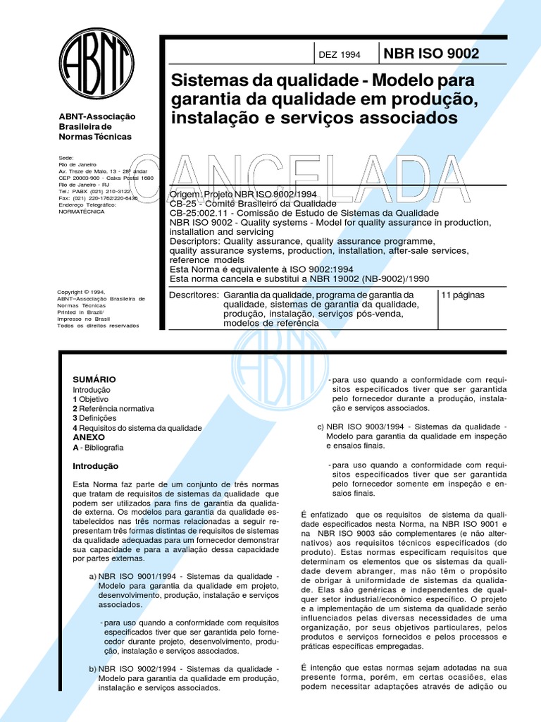 n4 - Sistemas Da Qualidade - Modelo para Garantia Da Qualidade em ...