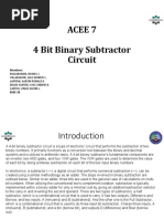 4bit Subtractor | PDF